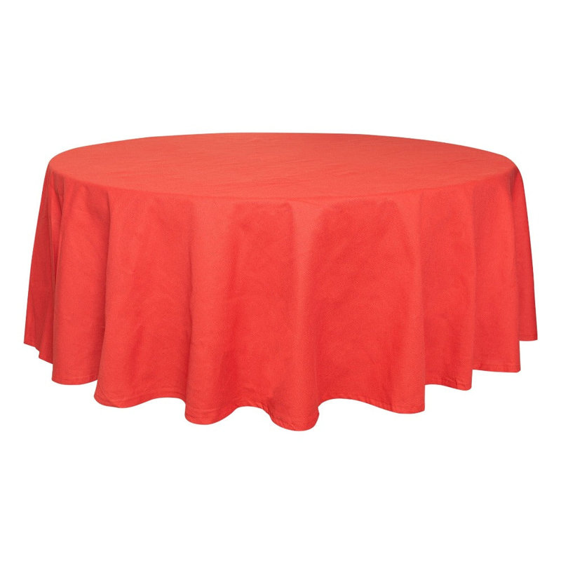 Latitude Run® Lyneisha Round Cotton Tablecloth | Wayfair